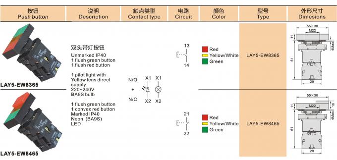 Commercial Push Button Control Switch For Controlling Signal And ...
