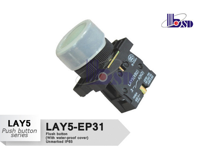 LAY5（XB2）-EP31 green color even button with cover flat button push ...