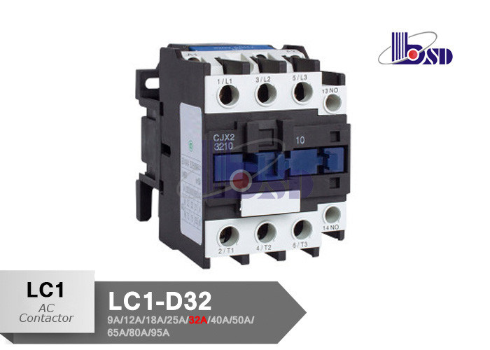 Safety Three Phase Magnetic Ac Contactor Rated Current Up To 95A CJX2-32